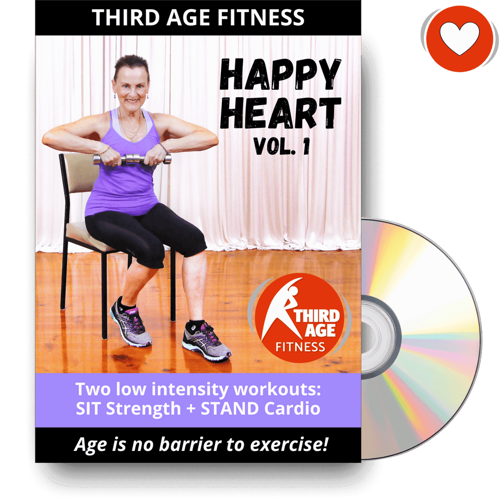 Happy Heart Vol. 1 - Home exercise DVD for seniors – Third Age Fitness
