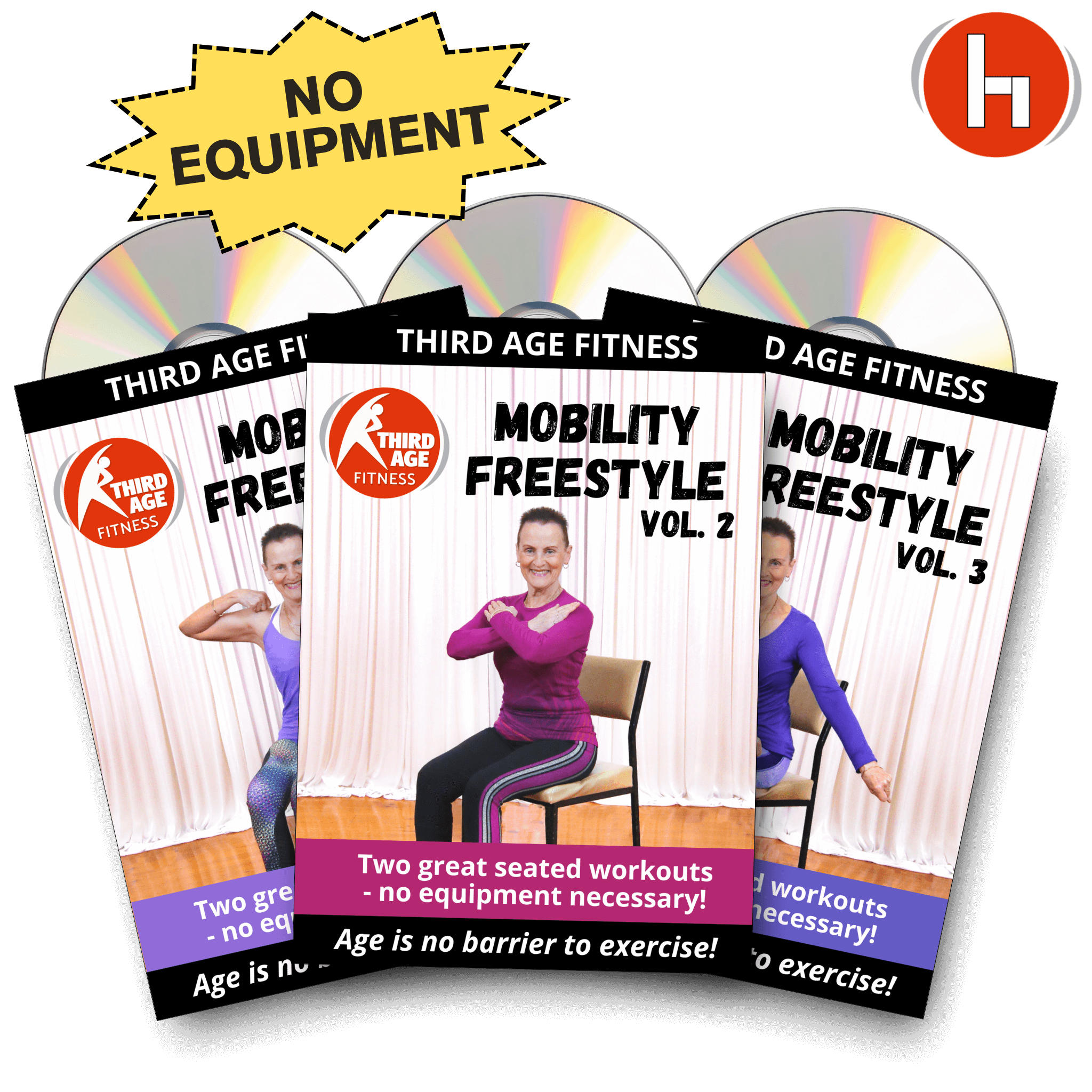 Mobility Freestyle Bundle #1 - Home exercise DVDs for seniors – Third ...
