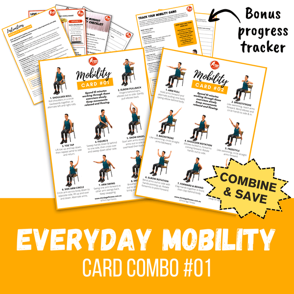 Everyday Mobility Card Combo #01 - Home exercises for older adults and ...