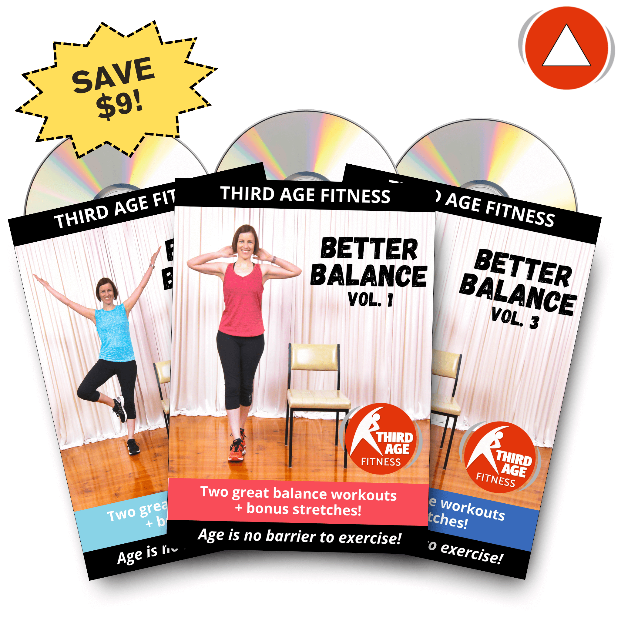 Better Balance Bundle #1 - Home exercise DVDs for seniors – Third Age ...