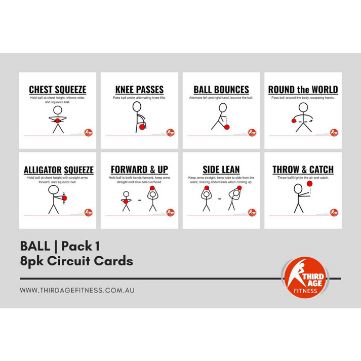Ball Circuit Card Pack #1 for group fitness instructor classes – Third ...